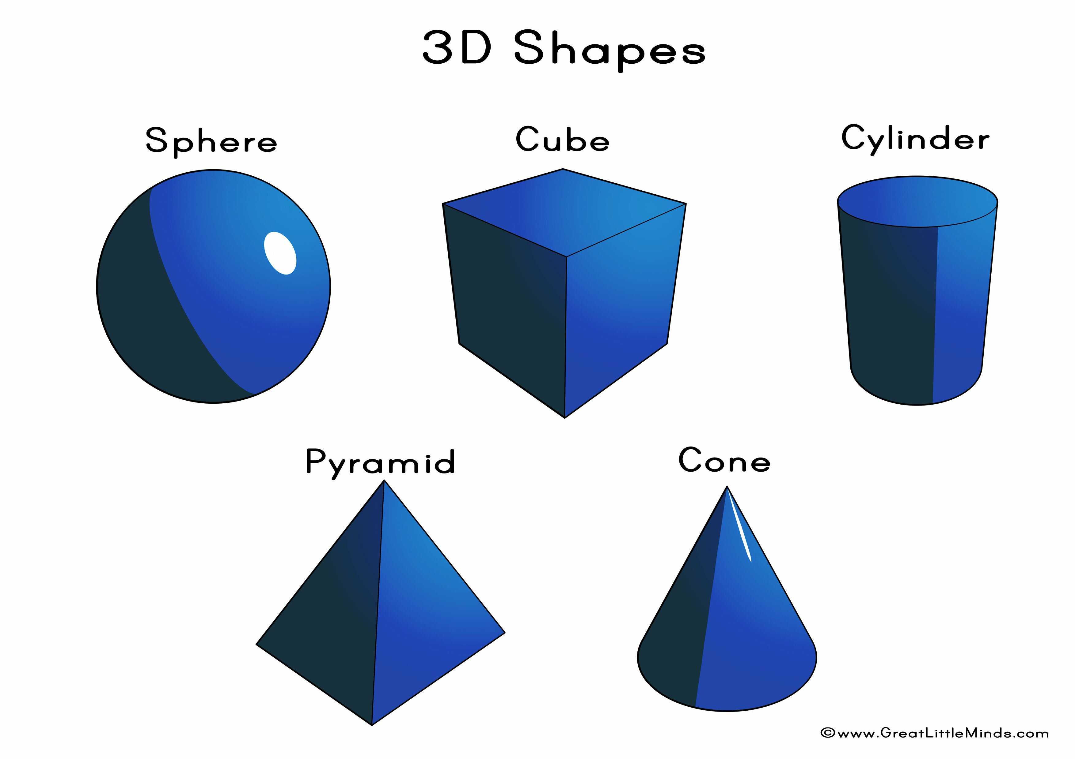 3D Shapes Sheet